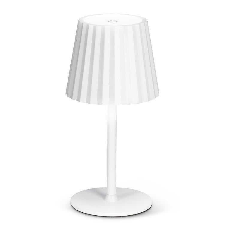 Buy White Fluted Shade LED Lamp – Our House Barrie